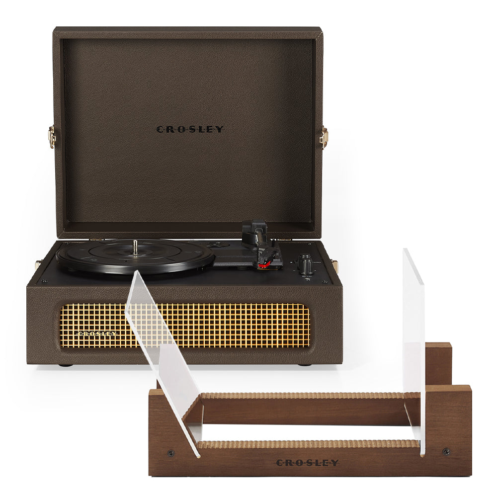 Crosley Voyager Bluetooth Portable Turntable - Cocoa + Bundled Crosley – iWorld Online