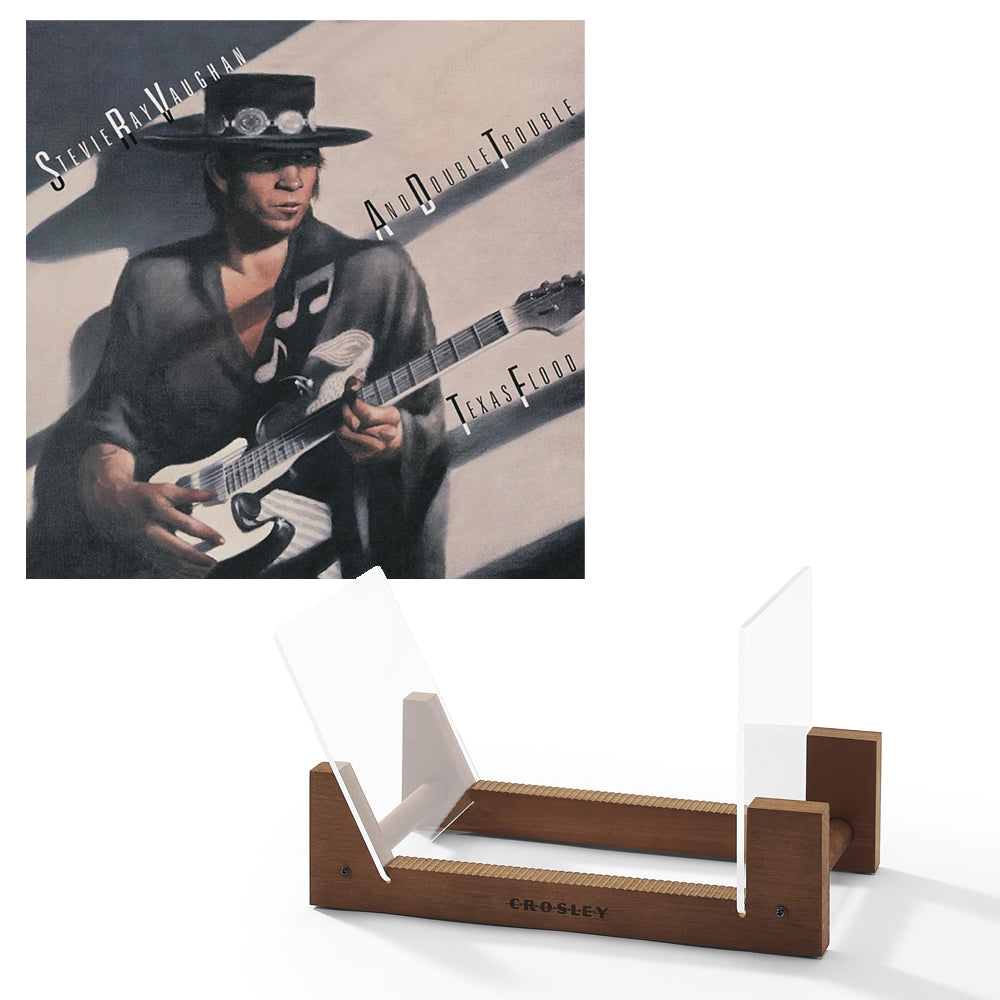 Stevie Ray Vaughan Texas Food Vinyl Album & Crosley Record Storage Dis – iWorld Online