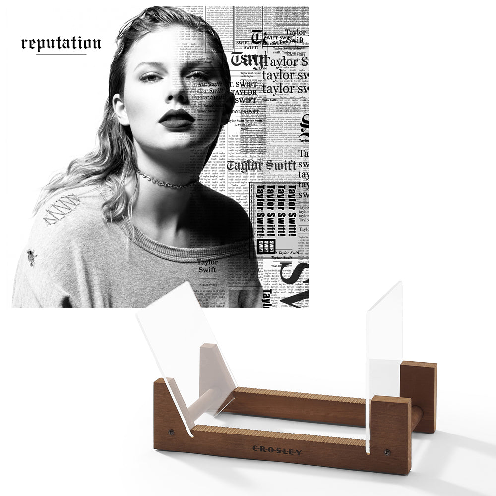 Taylor Swifts Reputation Vinyl Album & Crosley Record Storage Display ...
