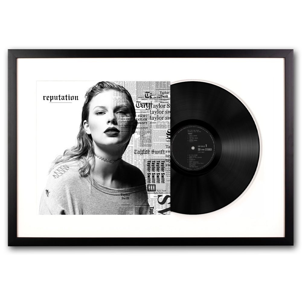 Framed Taylor Swifts Reputation Vinyl Album Art – iWorld Online