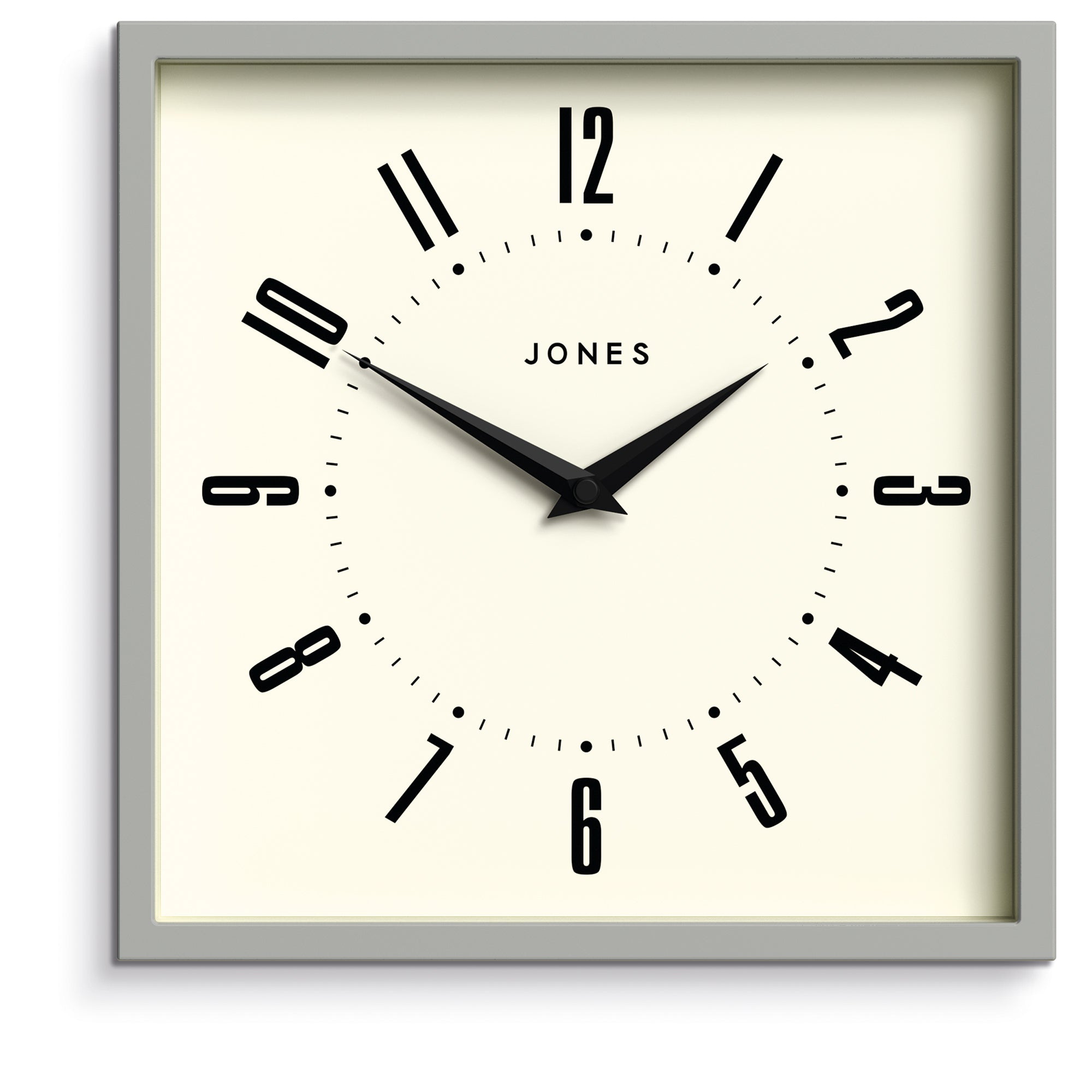 Newgate Jones Box Wall Clock Grey – iWorld Online
