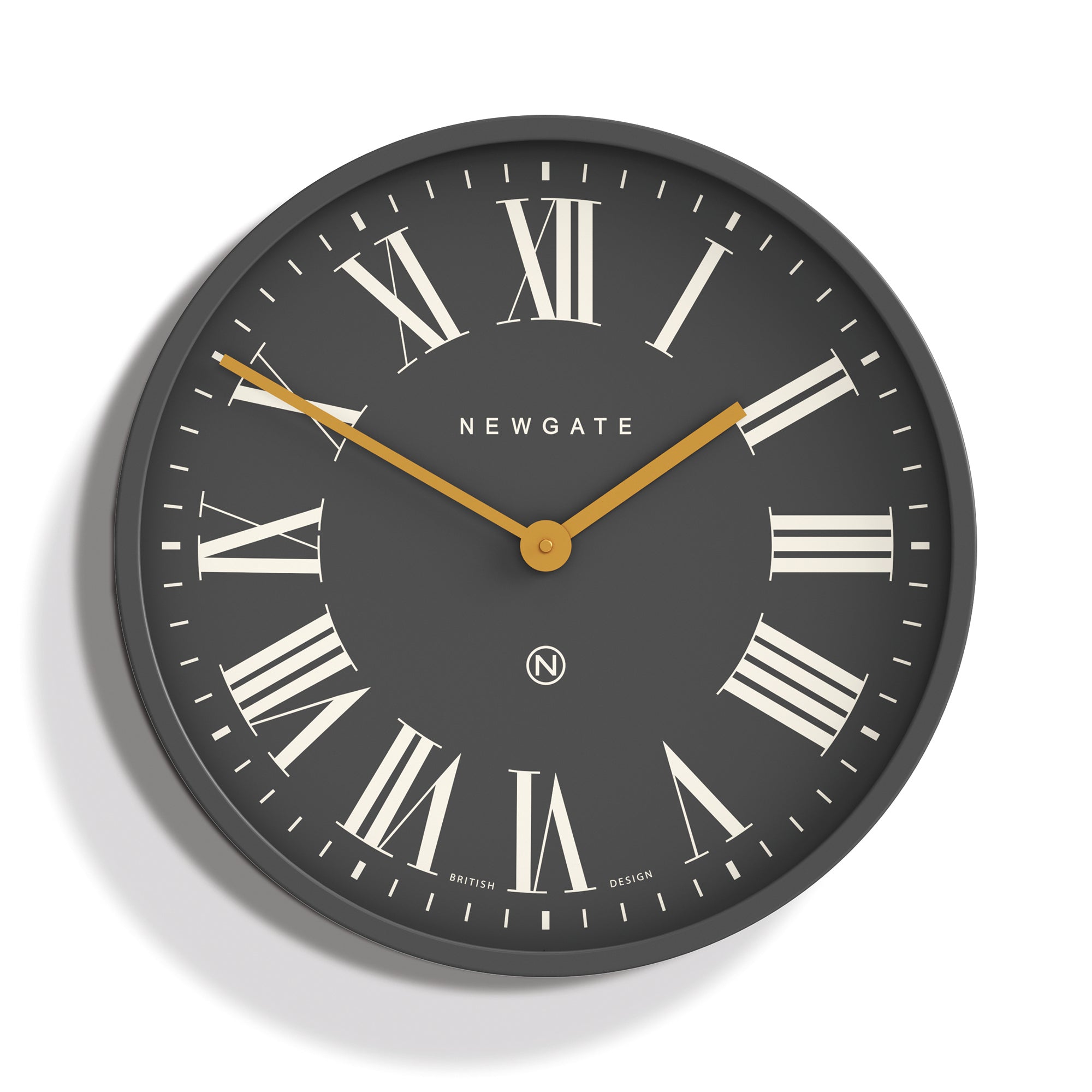 Newgate Mr Butler Wall Clock Moonstone Grey Reverse Dial – iWorld Online