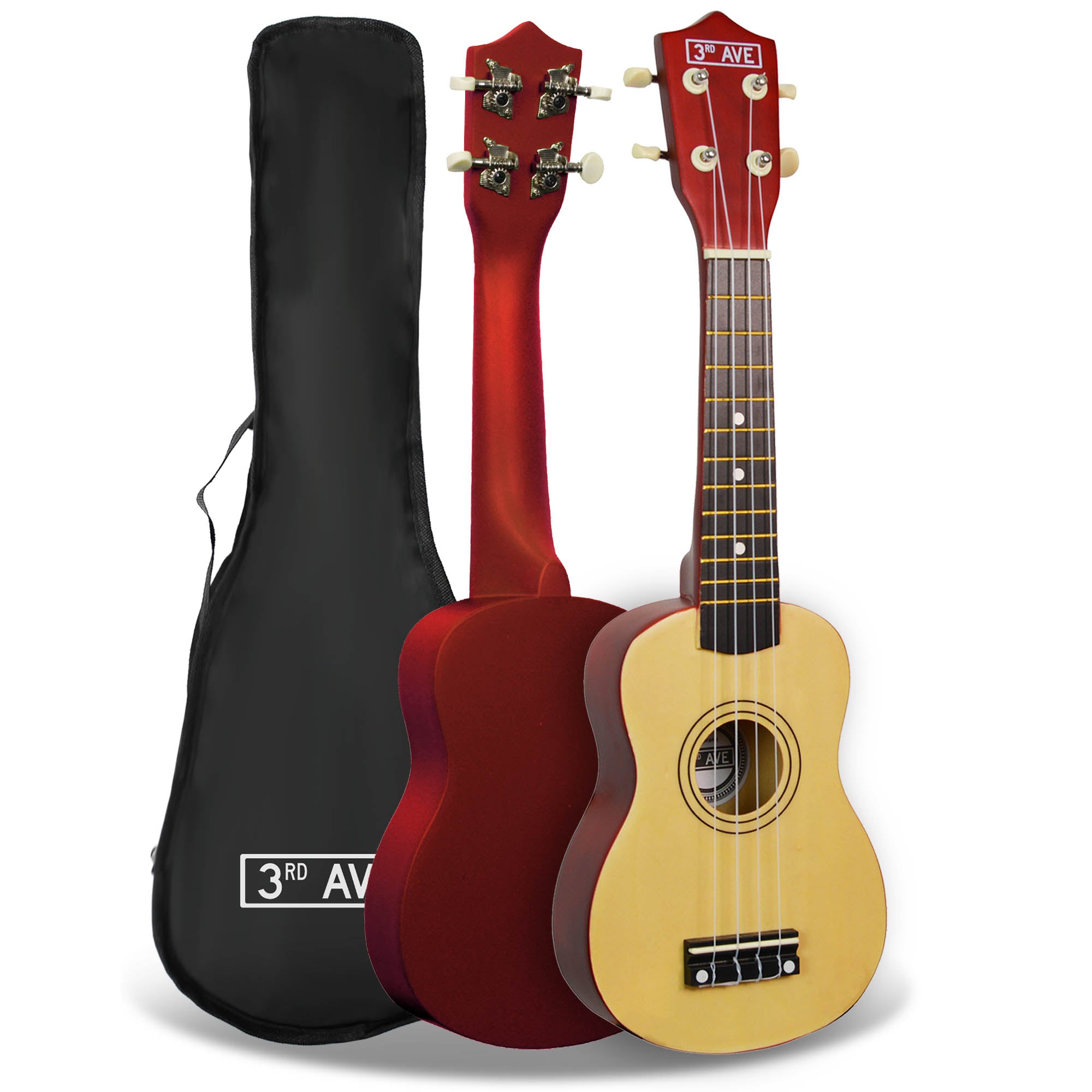 3rd Avenue Soprano Ukulele - Natural – iWorld Online