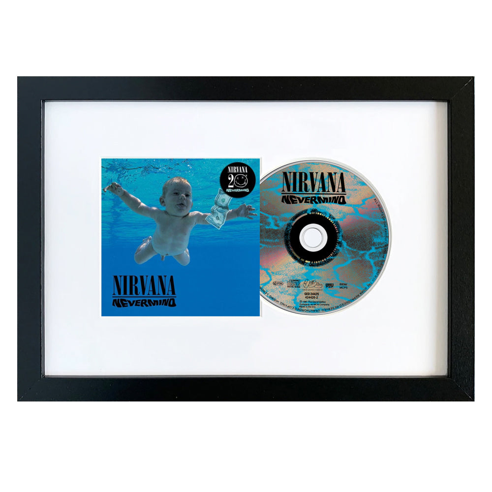 Nirvana - Nevermind 20th Anniversary - CD Framed Album Art – iWorld Online