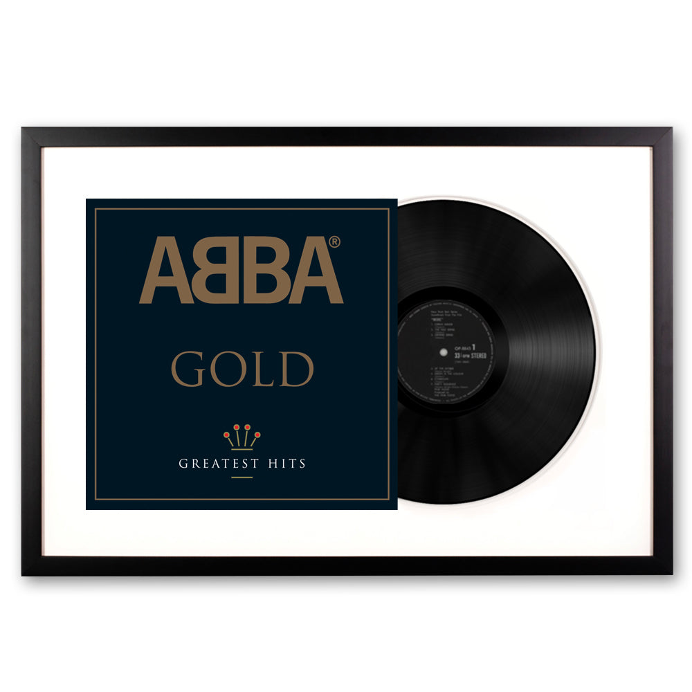 Framed ABBA GOLD - Double Vinyl Album Art – iWorld Online