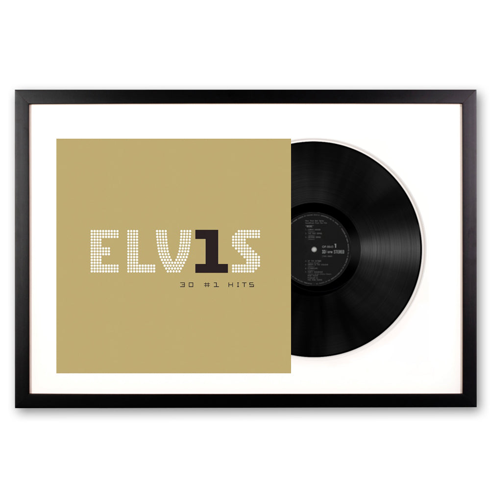 Framed Elvis Presley Elvis 30 #1 Hits Vinyl Album Art – iWorld Online