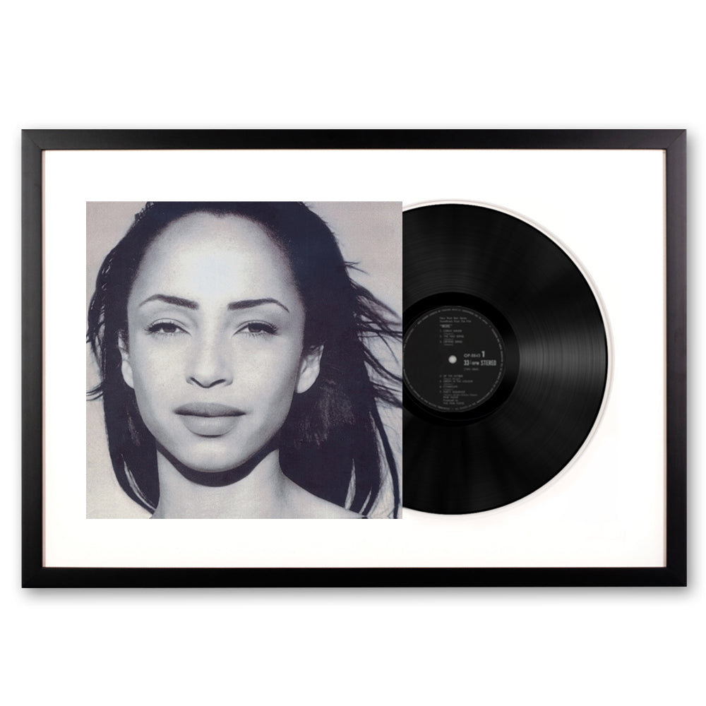 Framed Sade the Best of Sade Vinyl Album Art – iWorld Online
